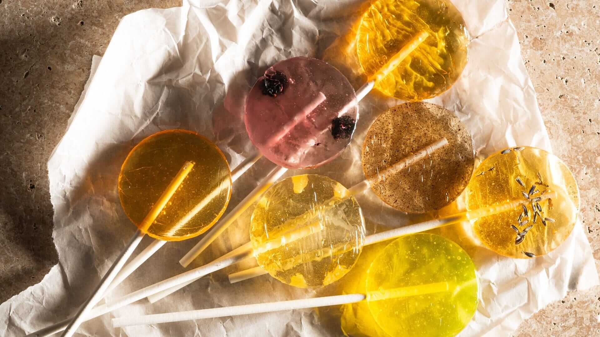 Honey Lollipops: 10 Handmade Flavors (2 Seasonal) | Bee Inspired Goods