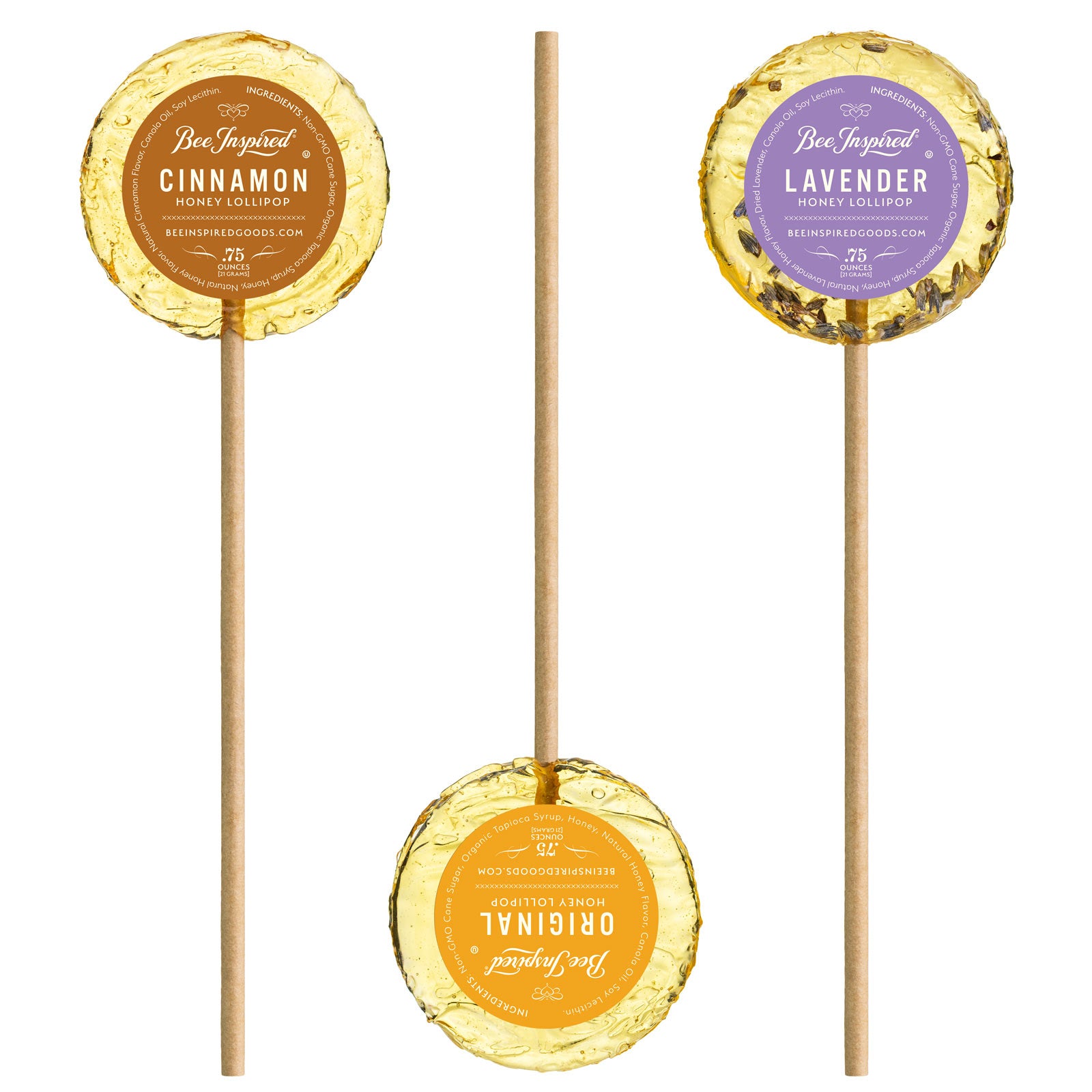 Variety Honey Lollipops-Bag of 8 - Bee Inspired Goods